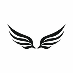 Angel wings icon Royalty Free Vector Image - VectorStock