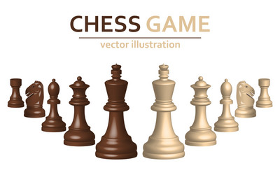 Checkmate pieces on transparent Royalty Free Vector Image