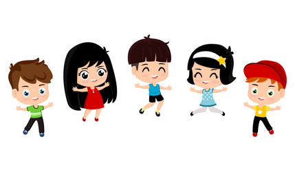 Kids Together Vector Images (over 76,000)