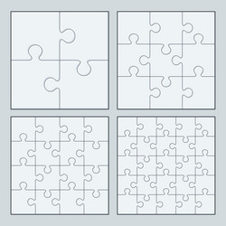 3x2 puzzle pieces Royalty Free Vector Image - VectorStock