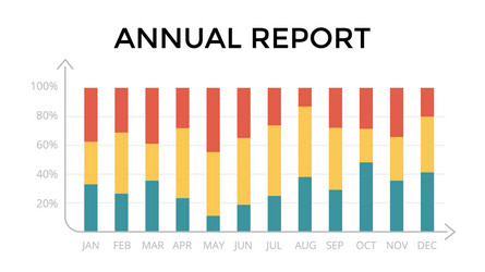 Column graph chart template for infographics Vector Image