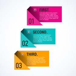 Text box infographics element Royalty Free Vector Image