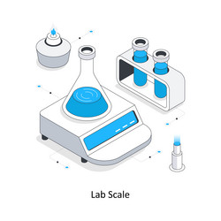 Laboratory isometric stock eps file Royalty Free Vector
