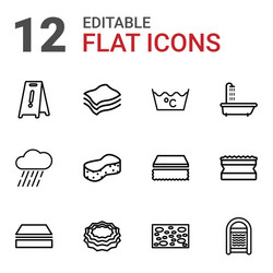 13 wet icons Royalty Free Vector Image - VectorStock