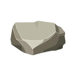 Rock boulder natural shape stone Royalty Free Vector Image