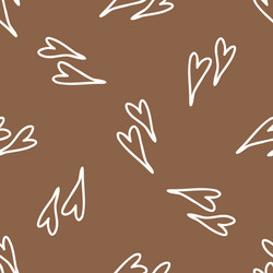 Gender neutral love heart seamless Royalty Free Vector Image