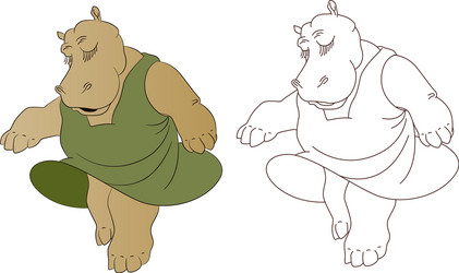 Hippo Dance Vector Images (over 150)
