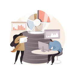 Big data analytics abstract concept Royalty Free Vector