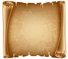 Paper scroll design isolated Royalty Free Vector Image