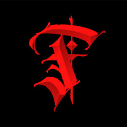 Letter F Gothic Vector Images (over 100)