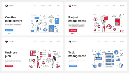 Task management multitask time Royalty Free Vector Image
