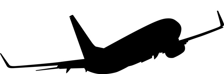 Barmen waiter with empty tray silhouette Vector Image