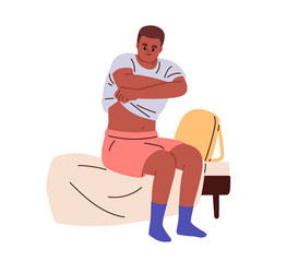 A person does yoga Royalty Free Vector Image - VectorStock