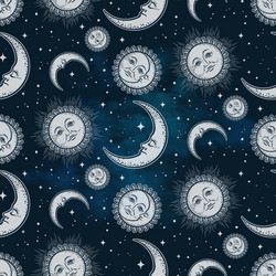 Night pattern Royalty Free Vector Image - VectorStock