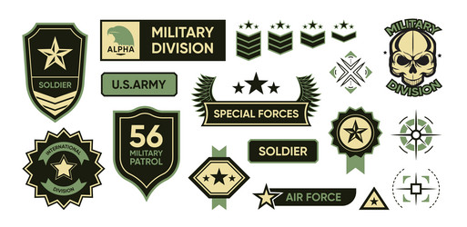 Army Patches Vector Images (over 2,400)