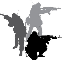 Silhouette Sniper Commando Vector Images (over 290)