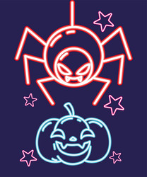 Light Spider Neon Vector Images (over 460)
