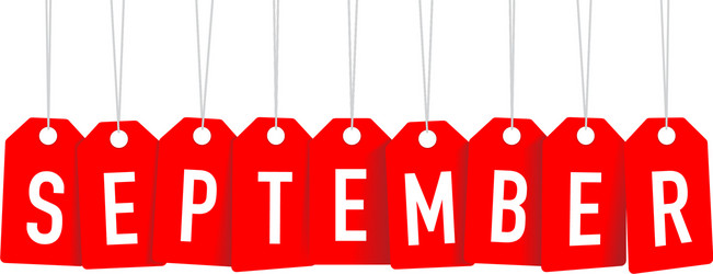 Red march tags Royalty Free Vector Image - VectorStock