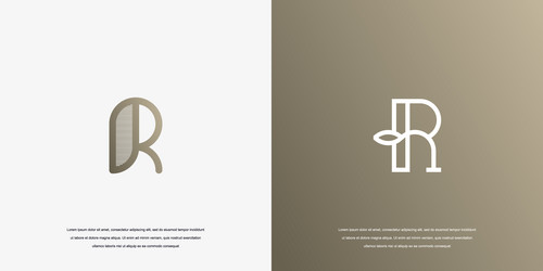 Logo luxury letter c monogram Royalty Free Vector Image