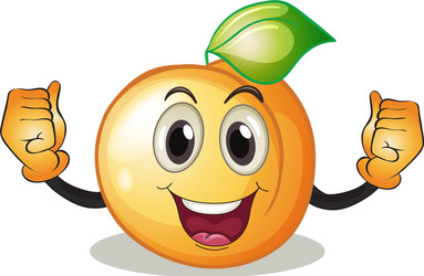 Peach Royalty Free Vector Image - VectorStock