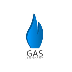 Gas company logo Royalty Free Vector Image - VectorStock