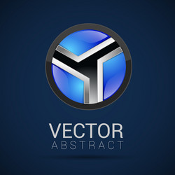 Abstract 3d sphere logos carving set logo spheres Vector Image