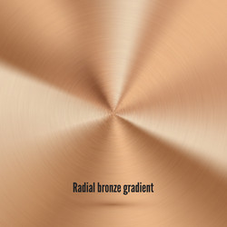 Golden radial gradient with scratches metallic Vector Image
