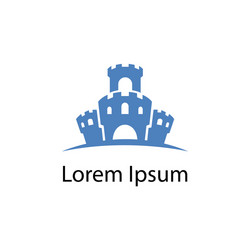 Fort logo design Royalty Free Vector Image - VectorStock