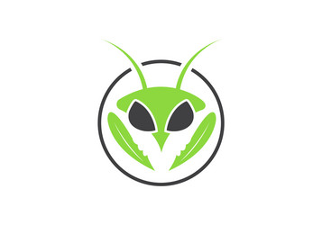 Insect killer logo logo design Royalty Free Vector Image