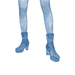 Human Body Wire Mesh Vector Images (over 440)