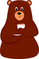 Teddy Bear Tea Vector Images (over 240)