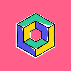 Impossible Hexagon Vector Images (over 530)