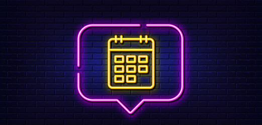 Neon Calendar Vector Images (over 6,800)