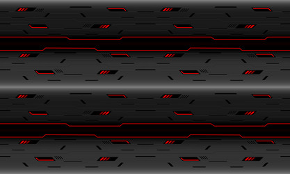Abstract red grey black metallic cyber futuristic Vector Image