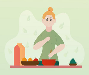 Woman Cooking Vector Images (over 19,000)