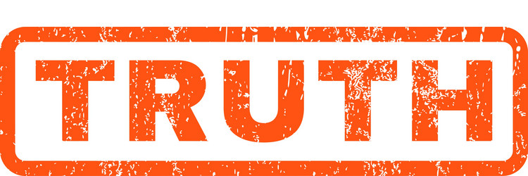Truth rubber stamp Royalty Free Vector Image - VectorStock