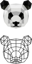 Geometric Panda Vector Images (over 450)