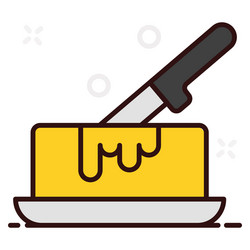 Curd Royalty Free Vector Image - VectorStock