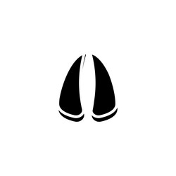 Cow footprint icon Royalty Free Vector Image - VectorStock