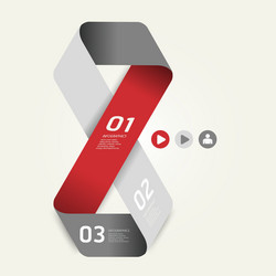 Pencil number 4 banner Royalty Free Vector Image