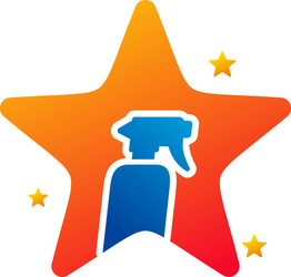 Star clean logo template creative Royalty Free Vector Image