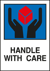 Handle with care sign - packing symbol Royalty Free Vector