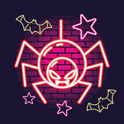 Light Spider Neon Vector Images (over 460)