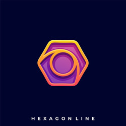 Polygon template Royalty Free Vector Image - VectorStock