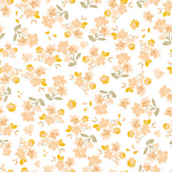 Vintage pink daisies ditsy seamless pattern Vector Image