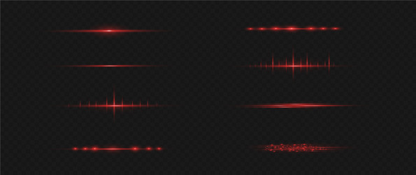 Red horizontal line Royalty Free Vector Image - VectorStock