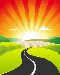 Country Road Vector Images (over 21,000)