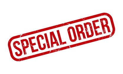 Special order rubber stamp red order Royalty Free Vector