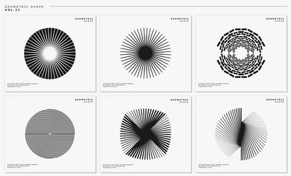 Modern dynamic grid lines abstract logo Royalty Free Vector