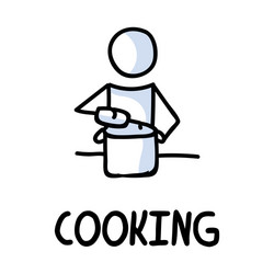 Stickman Cook Vector Images (over 130)